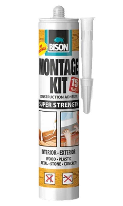 ASENNUSLIIMA 125g Bison Montage Kit Super Strength Supervahva ...