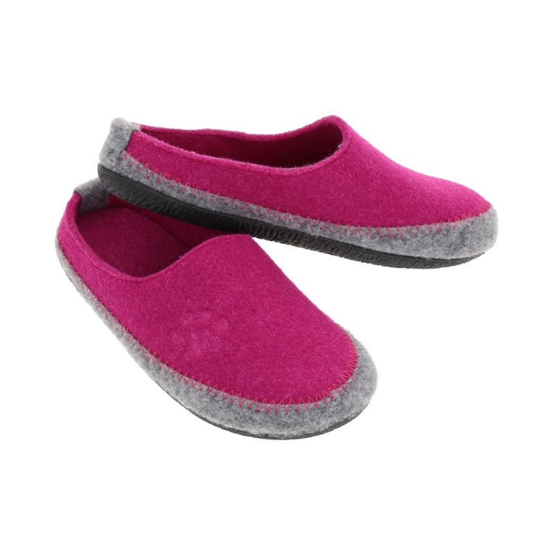 Villatohvelit 42 Wildstep Wool+ pinkki / vaaleanharmaa Sopii naisille ...