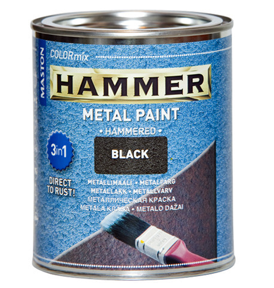 METALLIMAALI TUMMANHARMAA 750ML MASTON Hammer Vasaralakka - Hintakaari ...