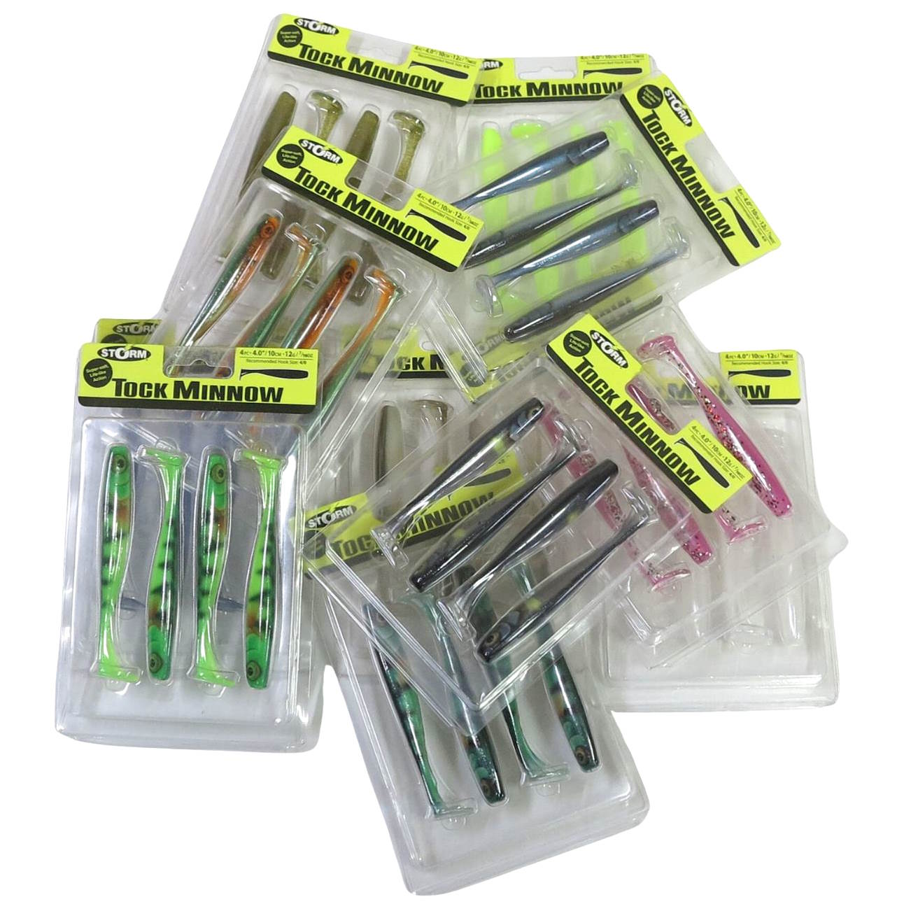 Jigisetti 10cm lajitelma Storm Tock minnow 44kpl/setti 4 tuumainen ...