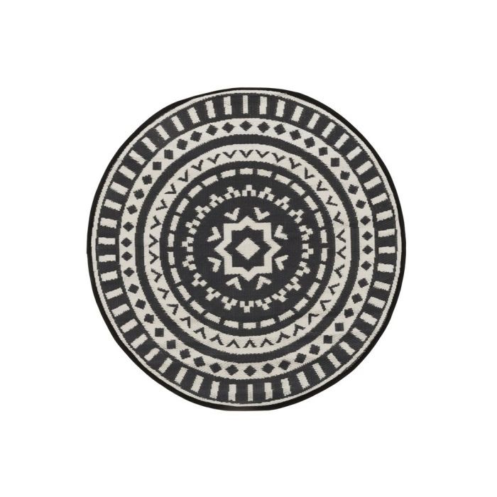 Muovimatto 180 cm musta Pyöreä - Hintakaari.fi verkkokauppa