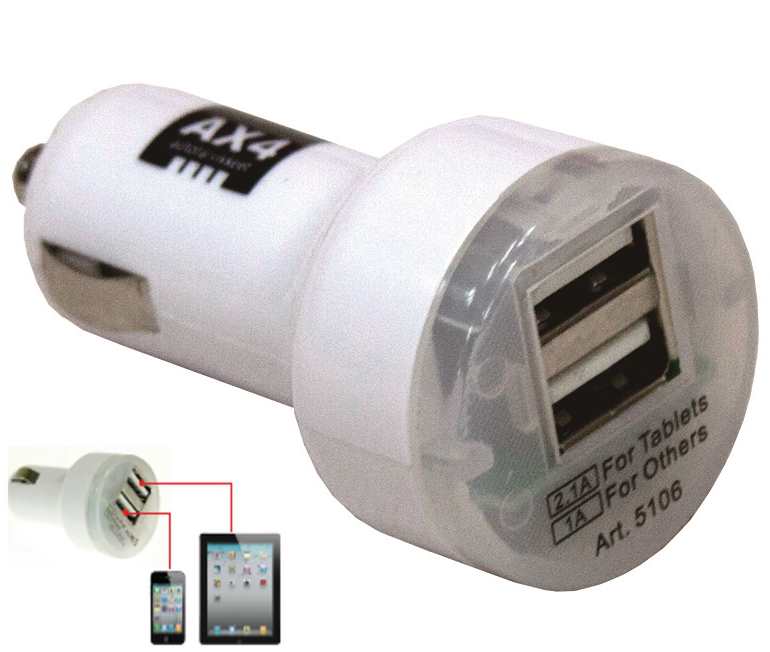 TUPAKANSYTYTTIMEN HAAROITIN 2x USB Lisää virtaa autoreissuihin mukaan ...