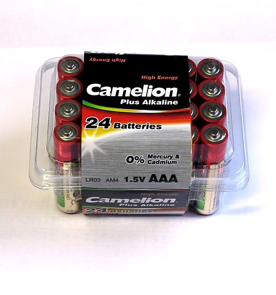 PARISTO AAA 1.5V 24KPL CAMELION Jättipaketti AAA/LR03 pattereita ...