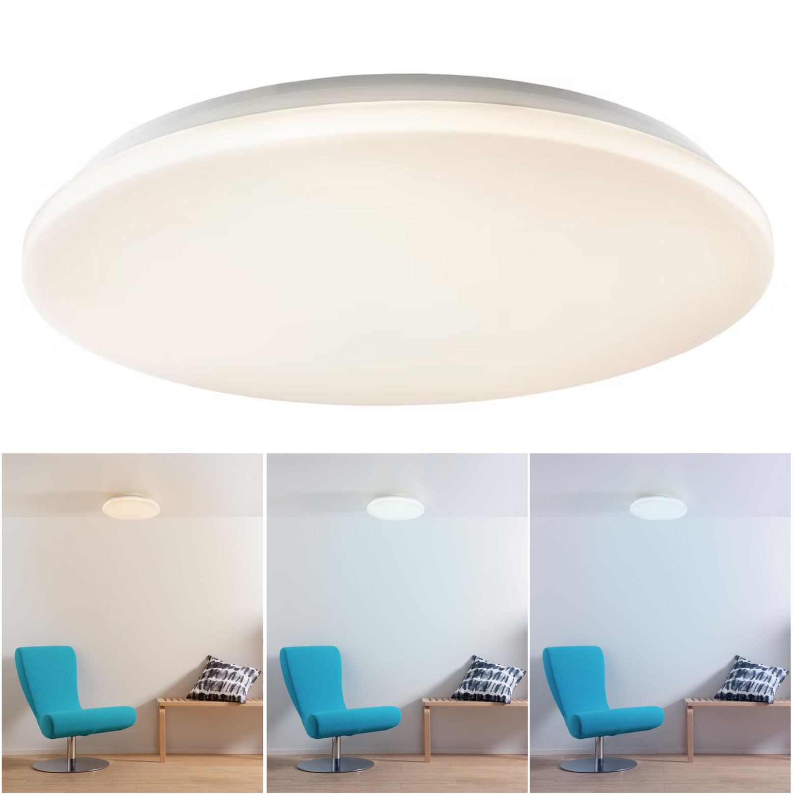 Plafondi Gaia slim 22W/827-865 1600LM Airam SmartHome Airam SmartHome ...