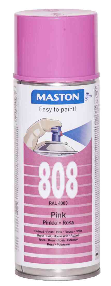 SPRAYMAALI PINKKI 808 400ML MASTON Maston COLORmix 100 Pink 808 ...