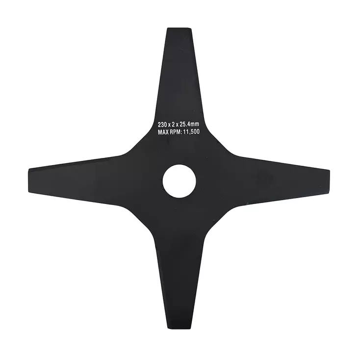 Raivaussahanterä 4-hampainen 230 mm x 25,4 mm Vesakkoterä raivaussahaan ...