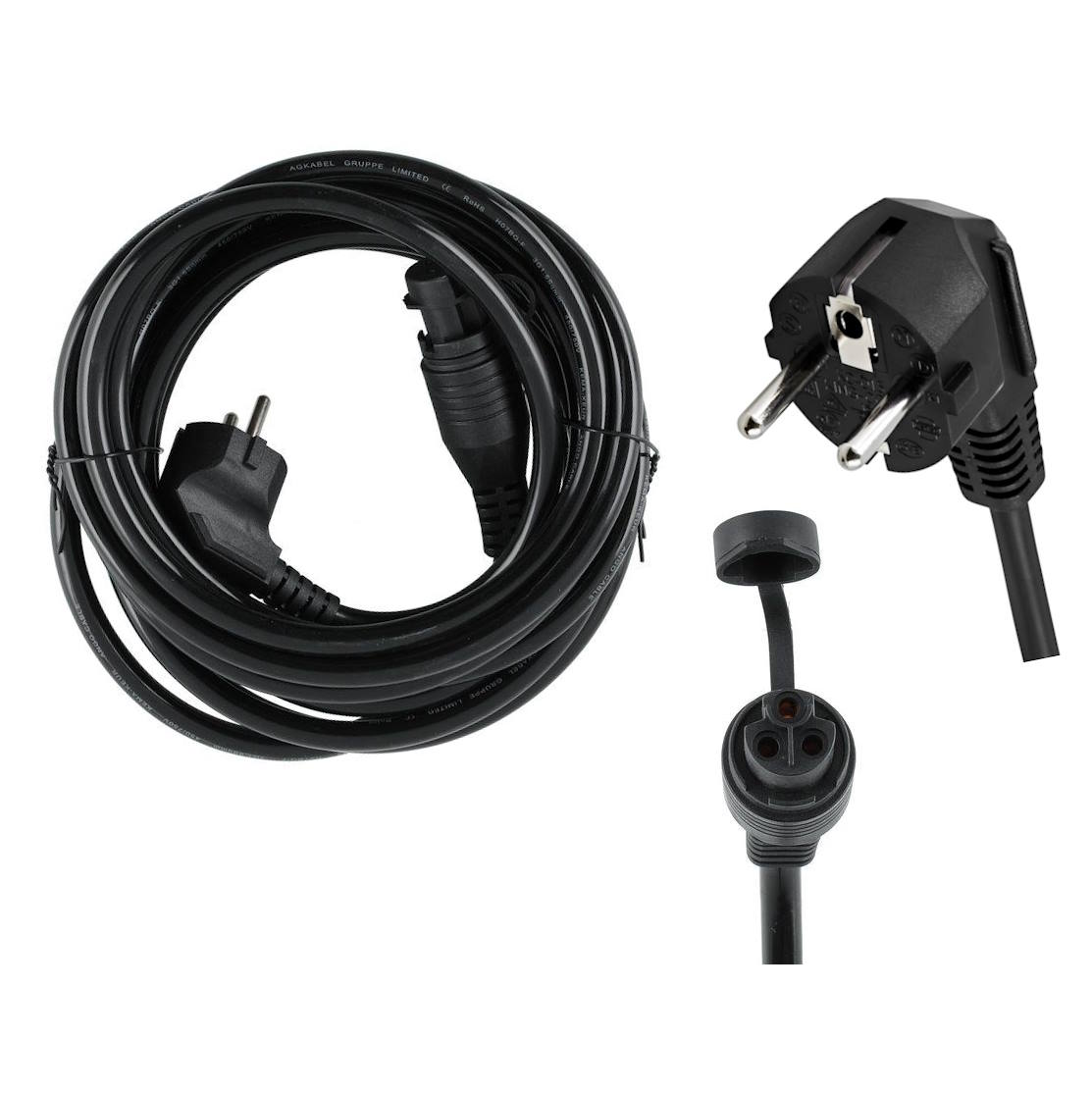 Ajoneuvon lämmitysjohto Defa 5m kulmapistoke Defa yhteensopiva malli ...