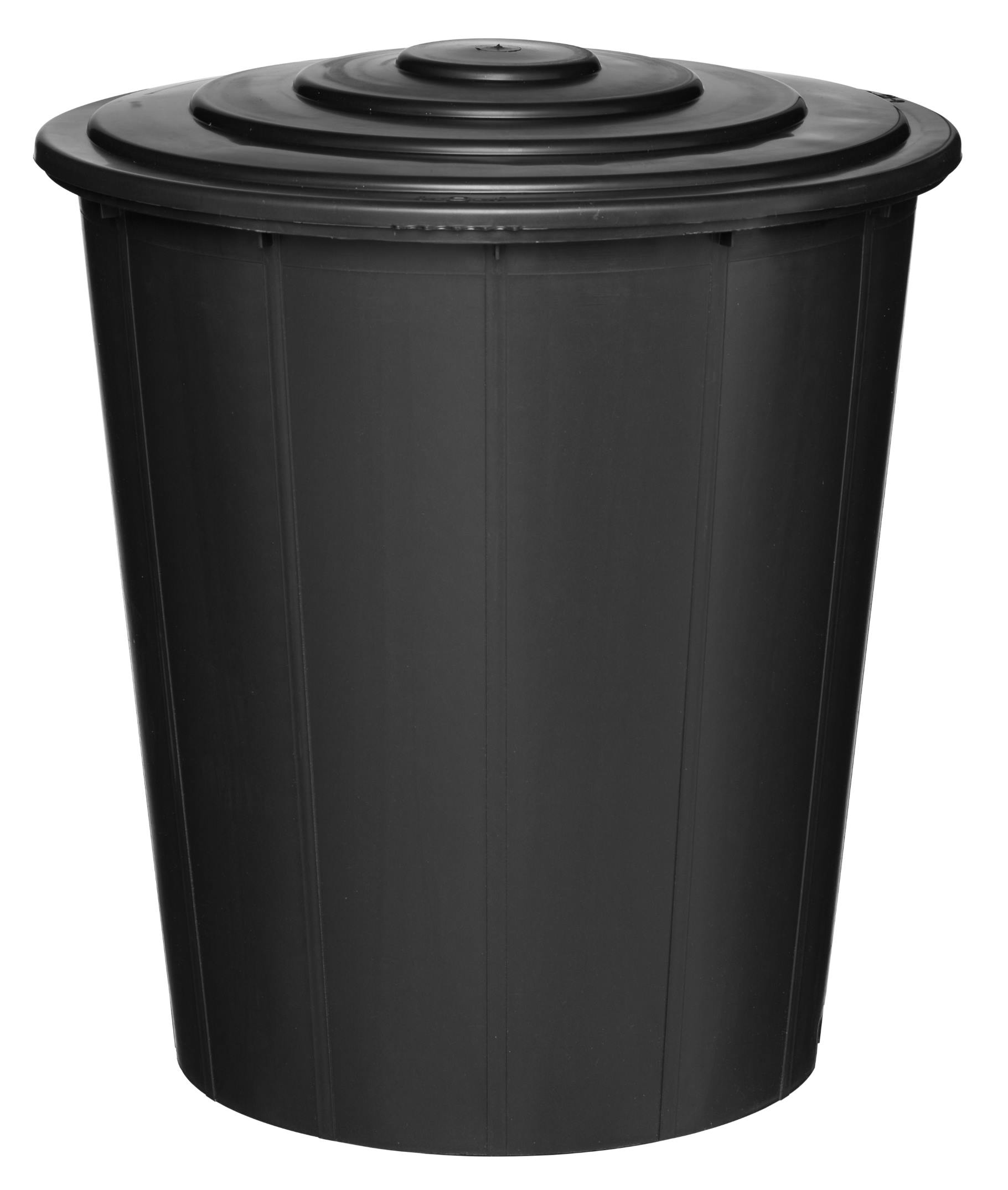 SAAVI 200L KANSI+HANA MUSTA Suurikokoinen saavi kannella+hana ...