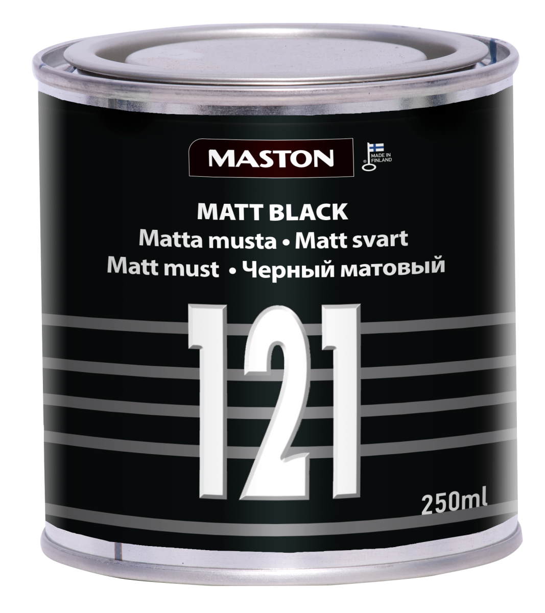 MAALI MATTA MUSTA 121 250ML MASTON Maali Matta musta 121 250ml ...
