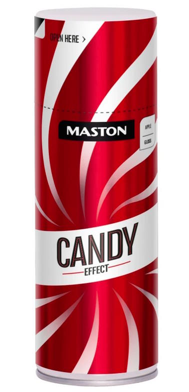 SPRAYMAALI CANDY EFFECT PUNAINEN 400ML Maston 8301735 Efektimaali apple ...