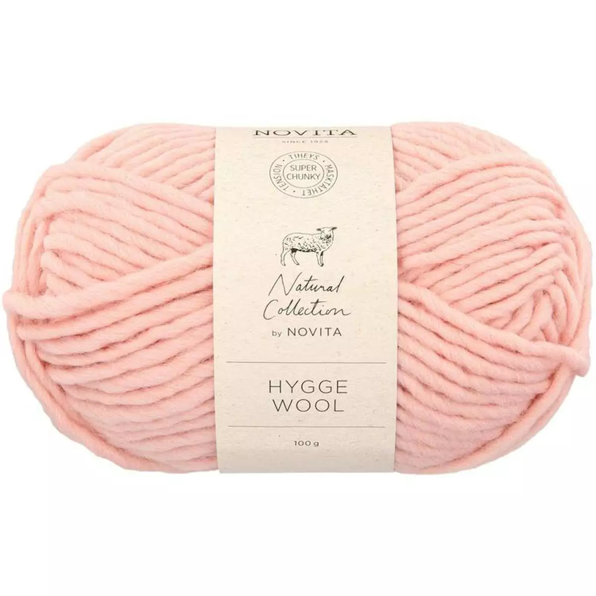Lanka Hygge Wool 100g Ruusuvesi 504 Novita 100% villalanka - Hintakaari ...