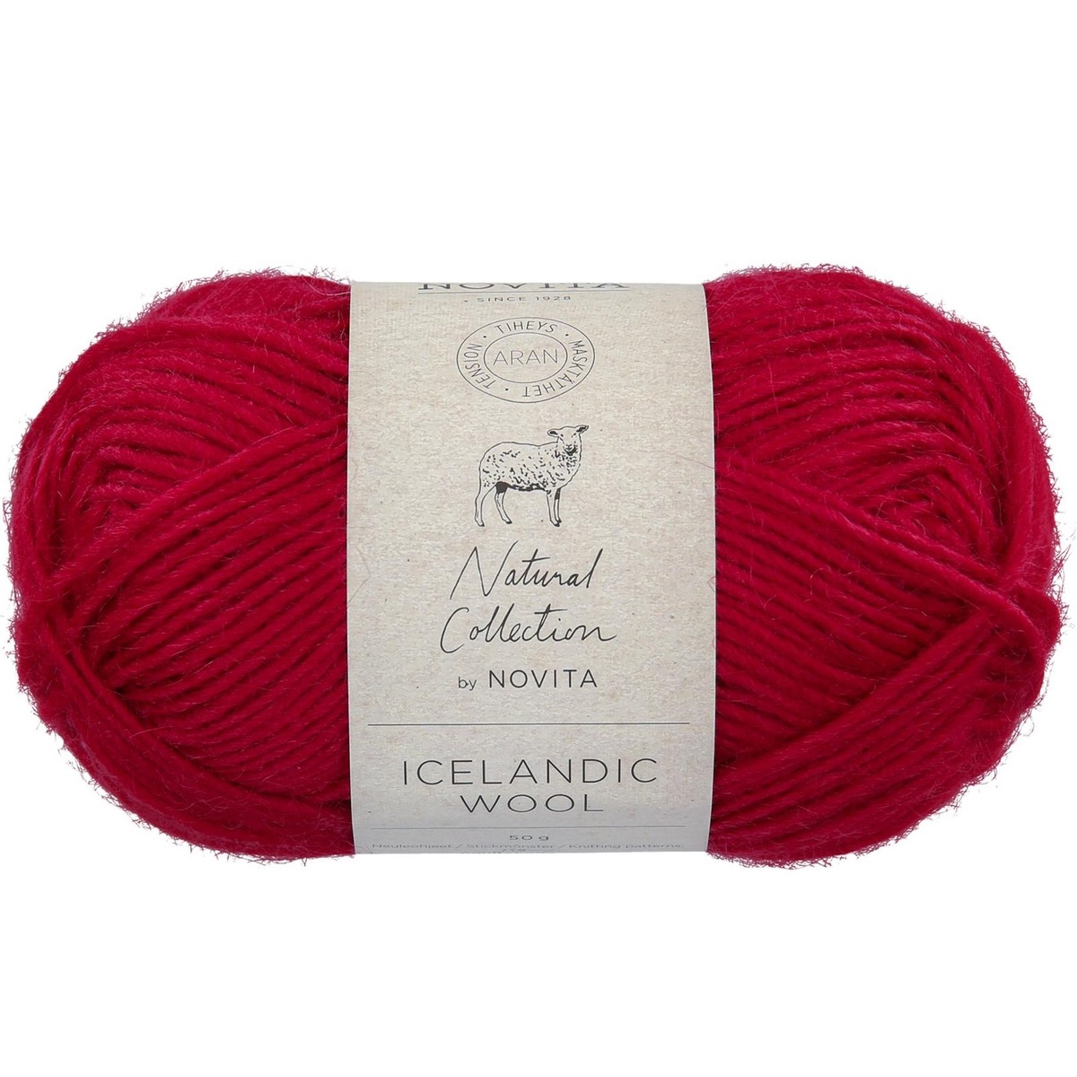Lanka Icelandic Wool 50 G Puolukka Novita 100% villalanka - Hintakaari ...