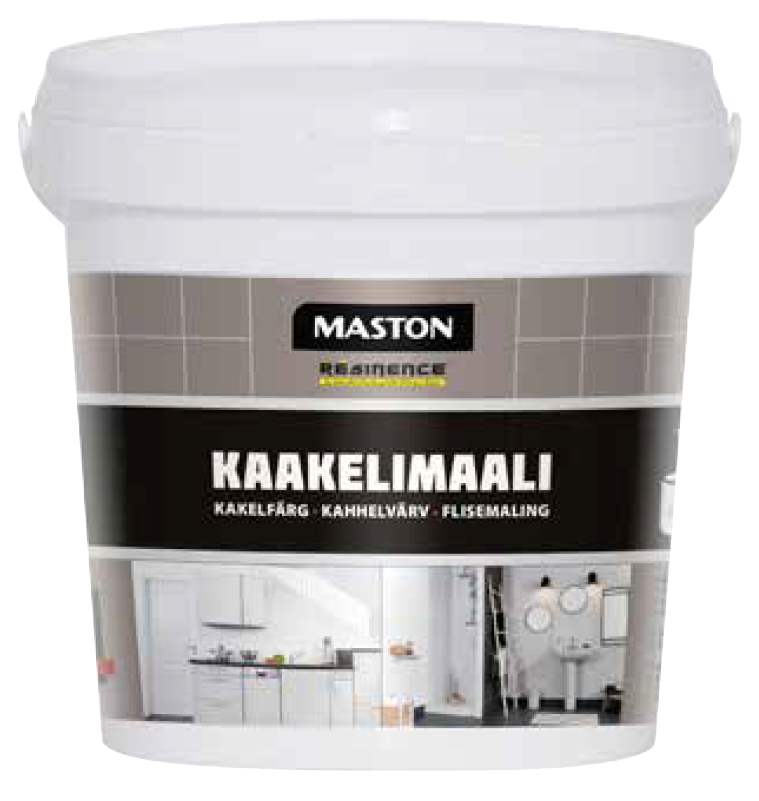 KAAKELIMAALI MUSTA 250ML MASTON Maali Kaakeli Musta 250ml - Hintakaari ...