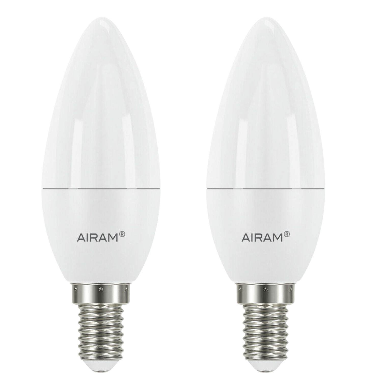 Led lamppu Airam E14 4,9W 840 500lm 2kpl/pkt Kynttiläkupuinen led lamppu 2kpl/pkt - Hintakaari ...
